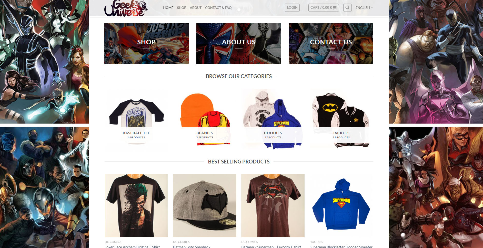 GEEK UNIVERSE - Návrhwebu.sk - web lacno a rýchlo